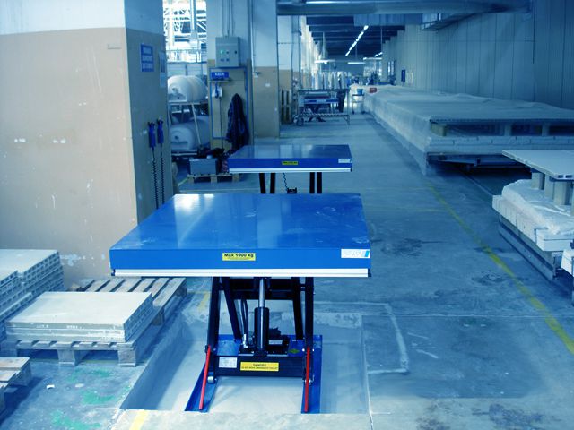 Stationary and process scissor lift tables - Platforms - hydraulic lifts